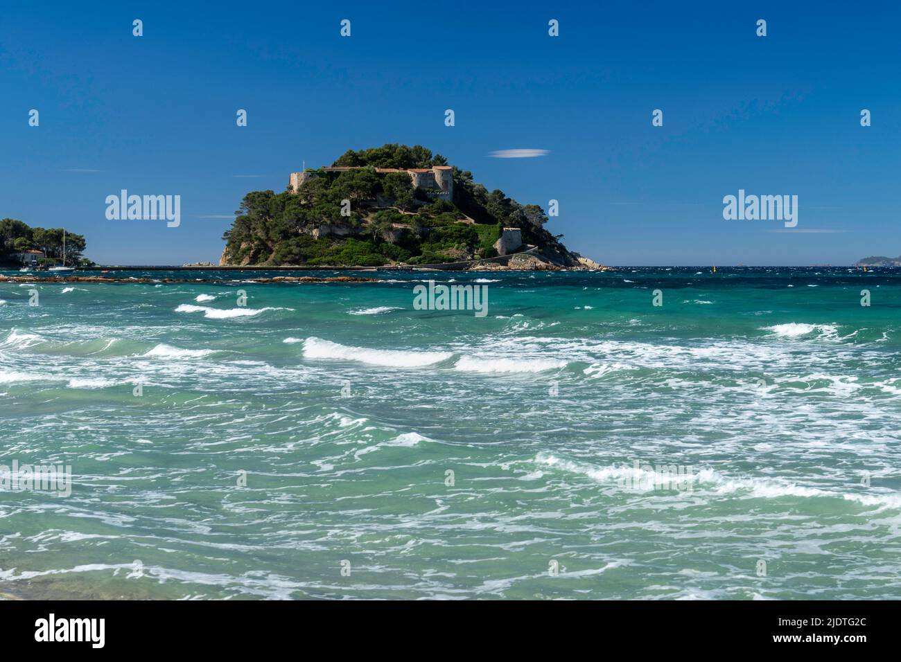 Fort de Brégançon (France) on a windy day Stock Photo - Alamy