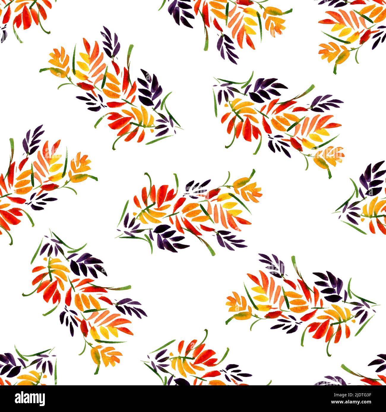 Seamless flower border hi-res stock photography and images - Alamy