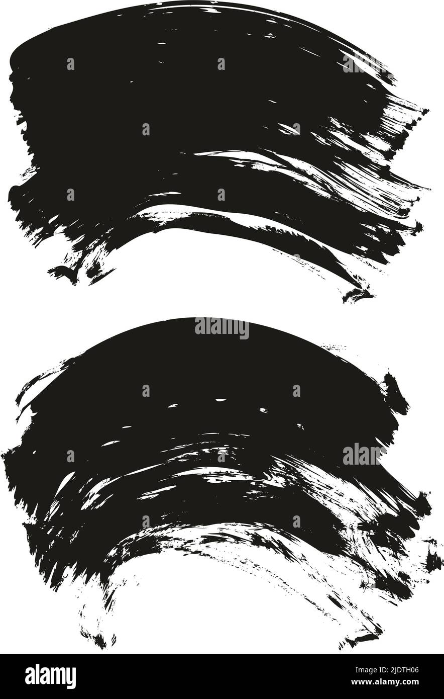 Flat Fan Brush Regular Curved Background High Detail Abstract Vector ...