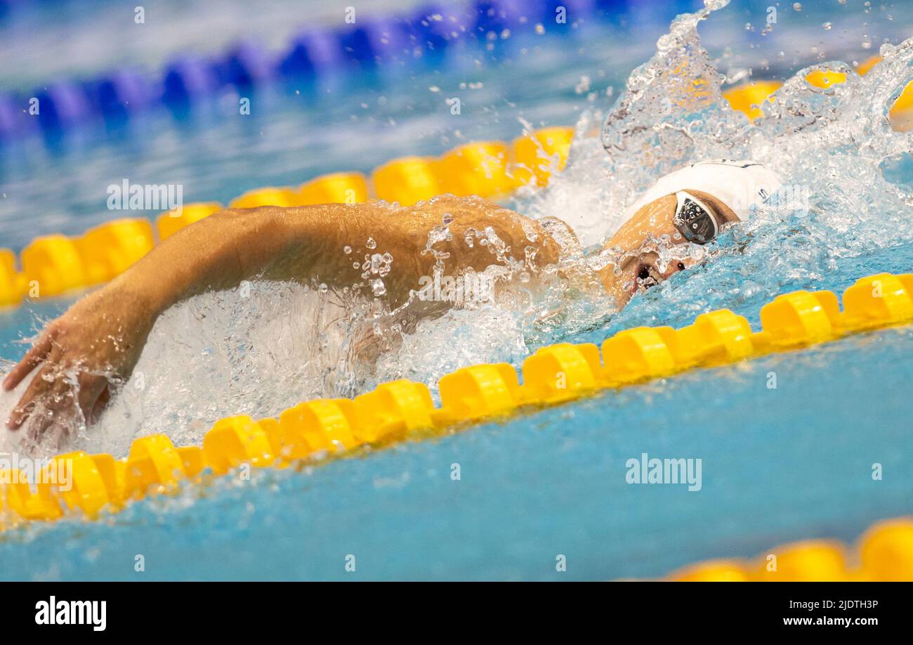 Berlin, Germany. 23rd June, 2022. Swimming: German championship ...