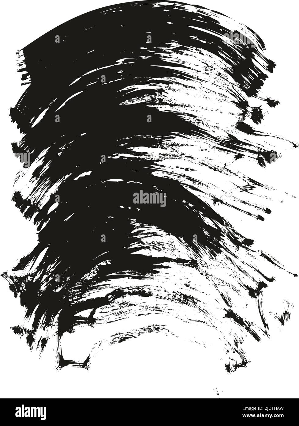 Flat Fan Brush Regular Curved Background High Detail Abstract Vector ...