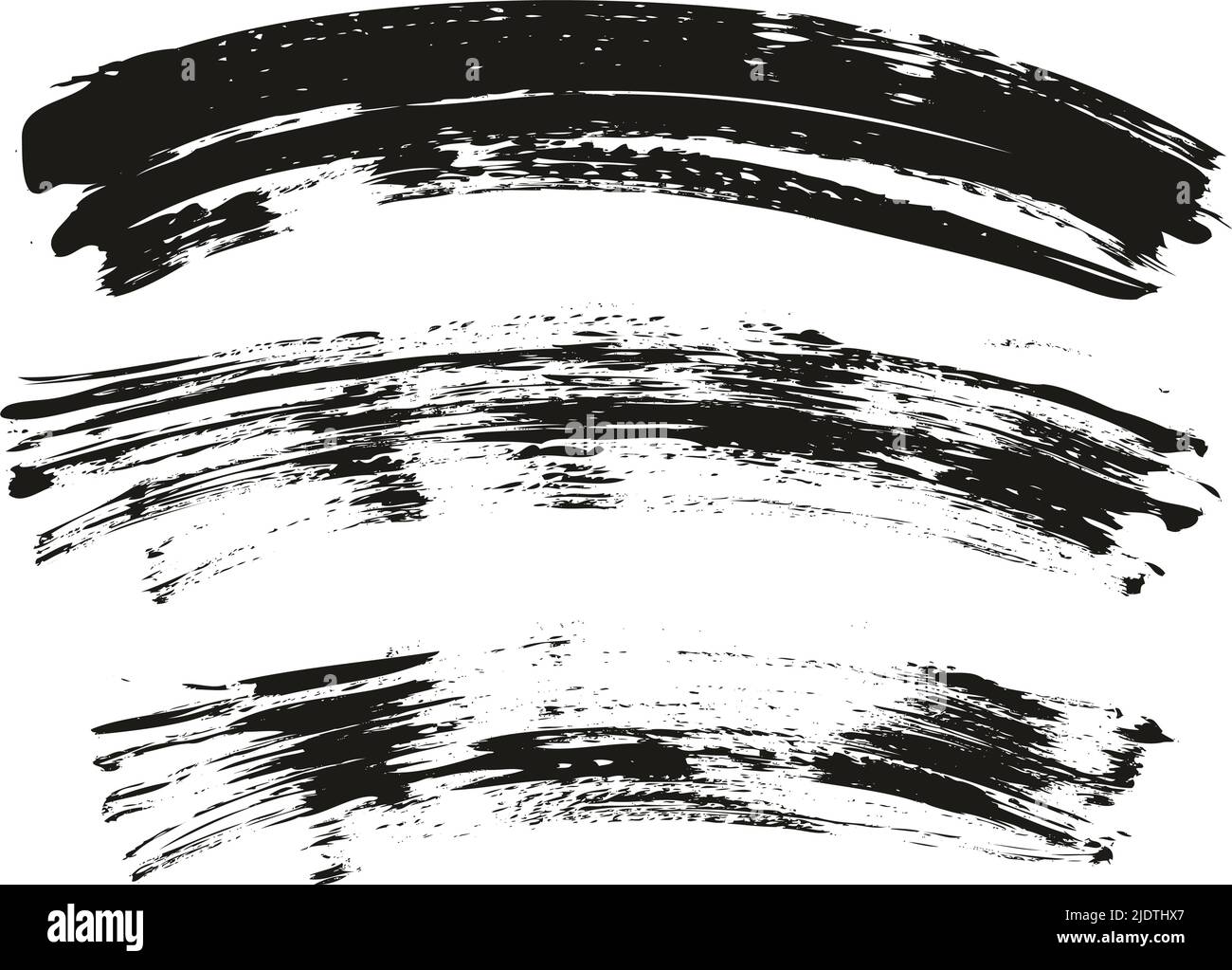 Flat Fan Brush Regular Curved Background High Detail Abstract Vector ...