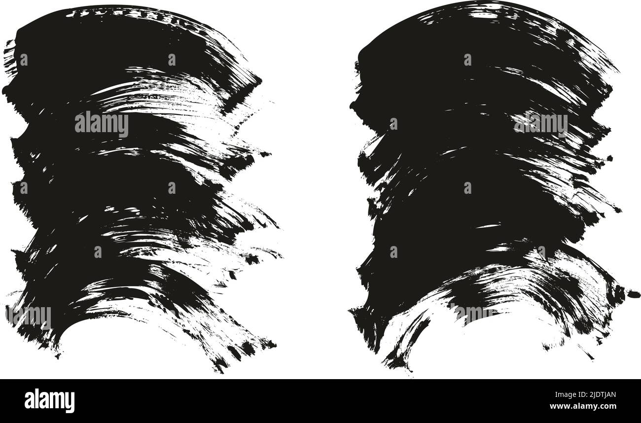 Flat Fan Brush Regular Curved Background High Detail Abstract Vector ...