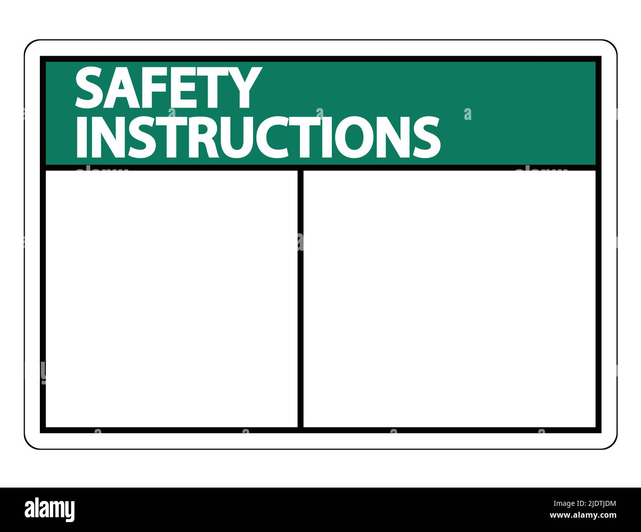 symbol Safety instructions sign label on white background,vector ...