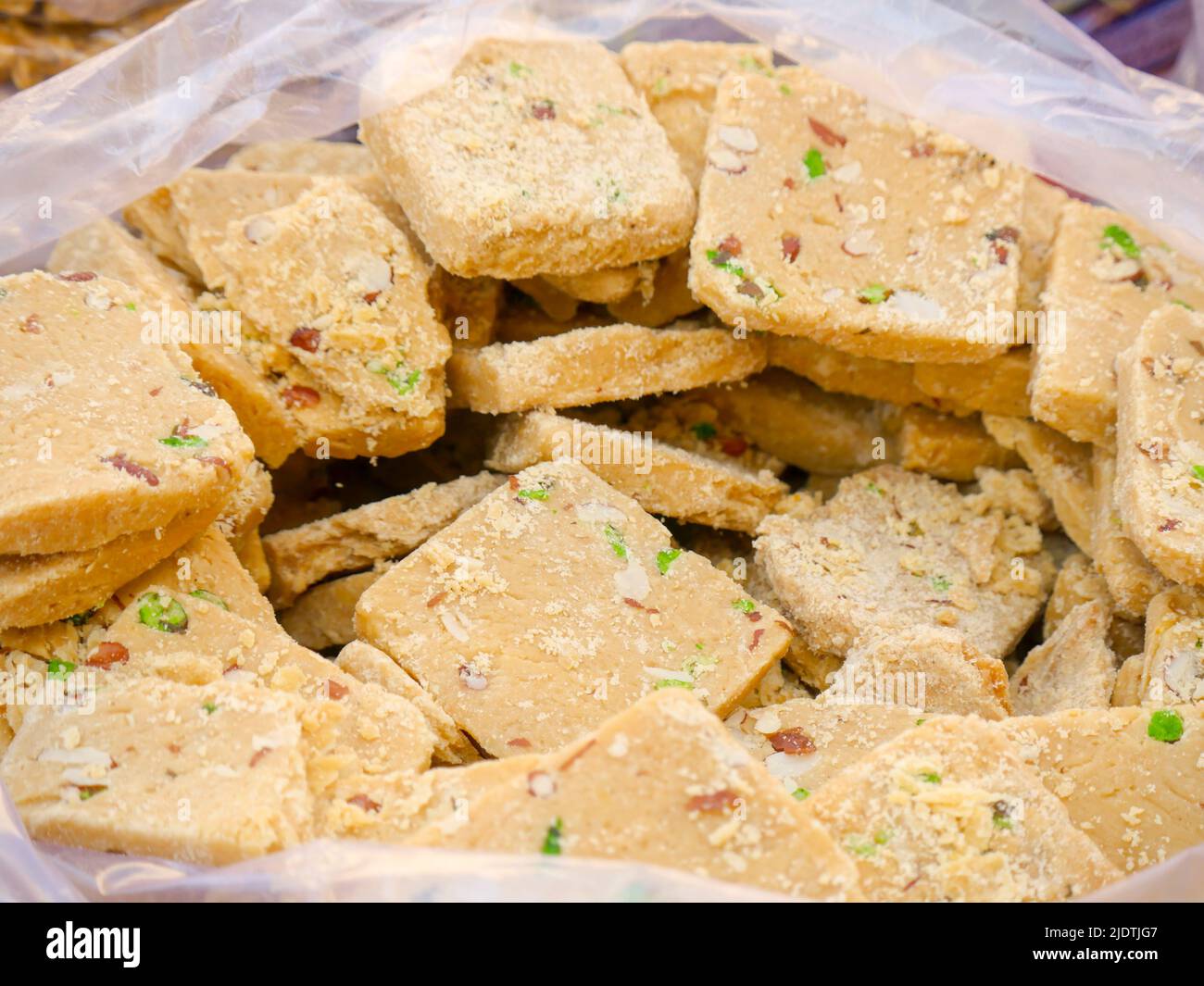 Besan Ki Chakki Or Besan Barfi A Traditional Sweet Dish In Rural