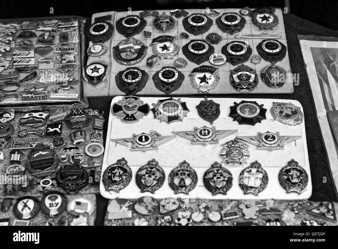 Photo collection of badges Stock Photo - Alamy