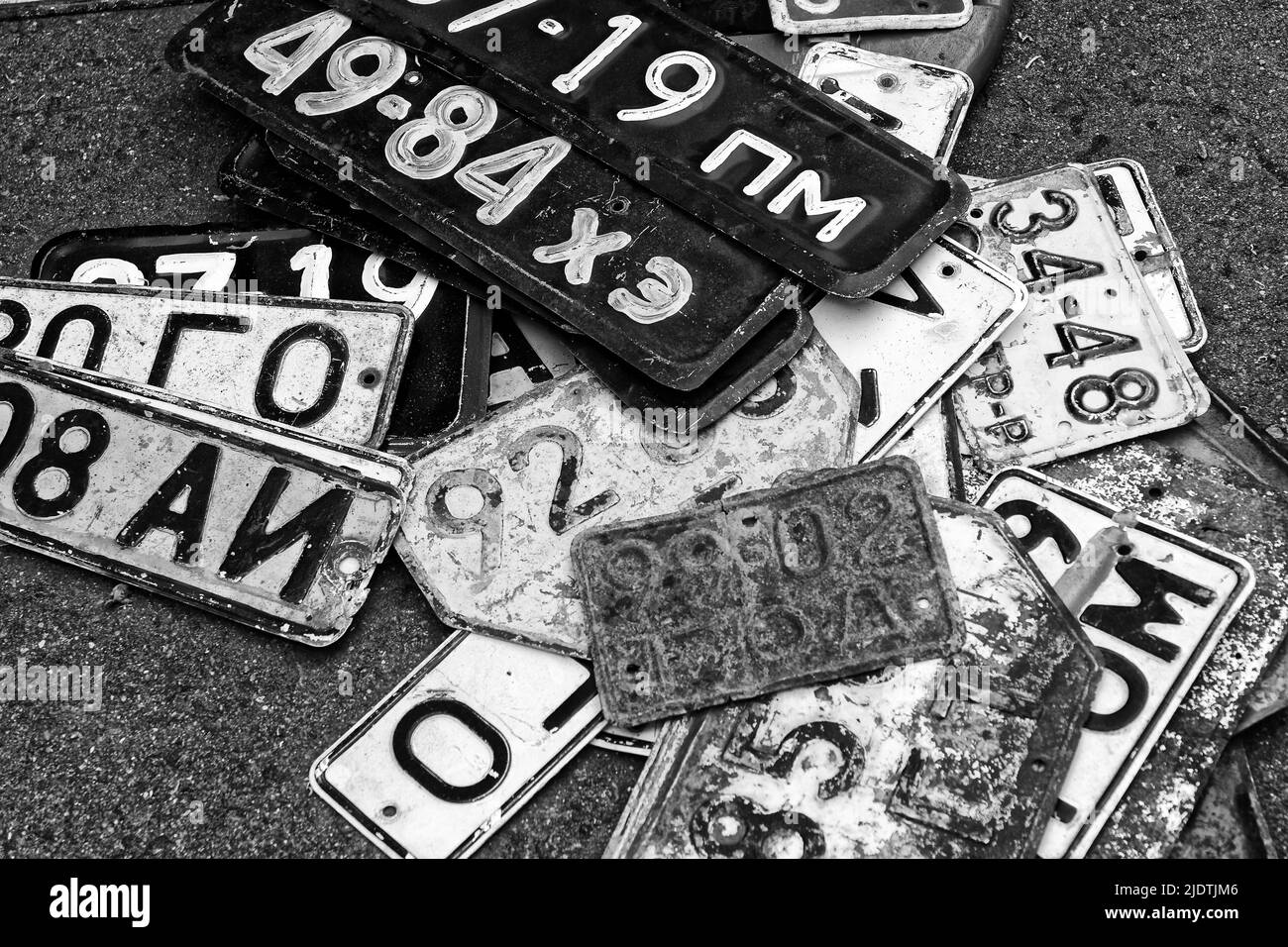 Photo car plate numbers Stock Photo - Alamy