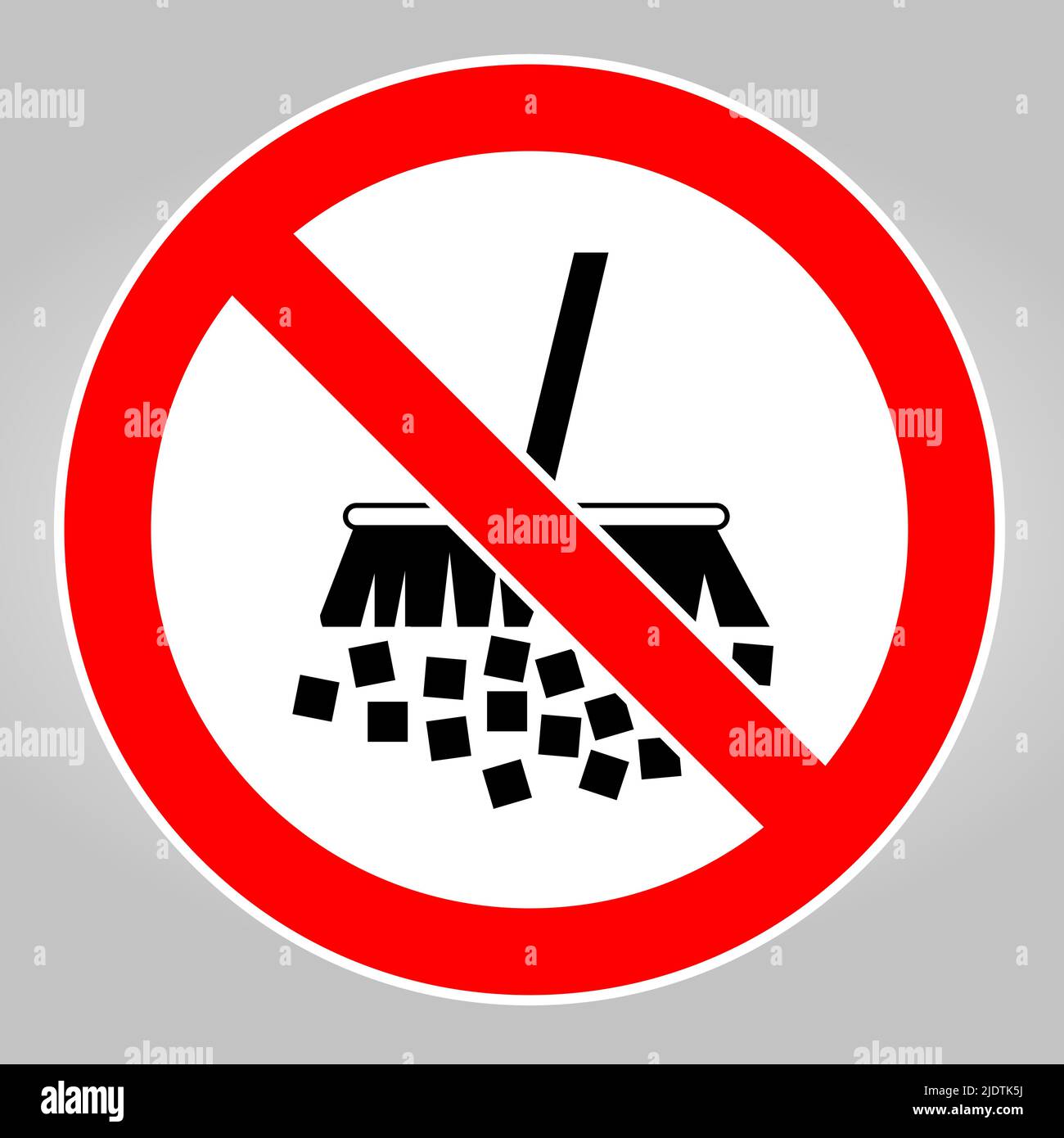 Caution Label Avoid Creating Dust Stock Vector Image & Art - Alamy