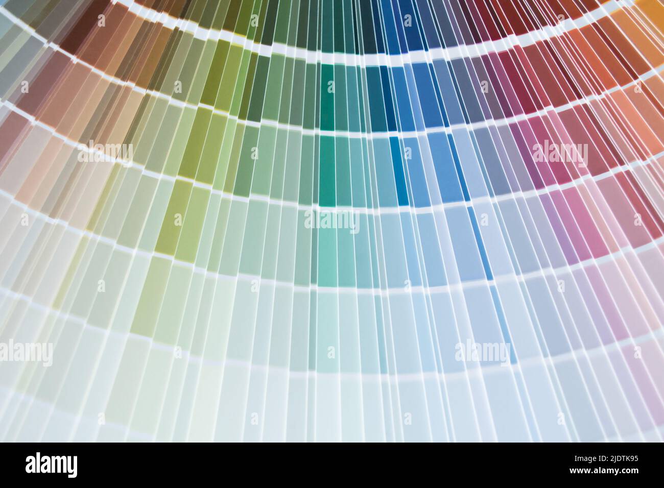Paint samples colors swatch, interior design. Abstract background. Copy ...