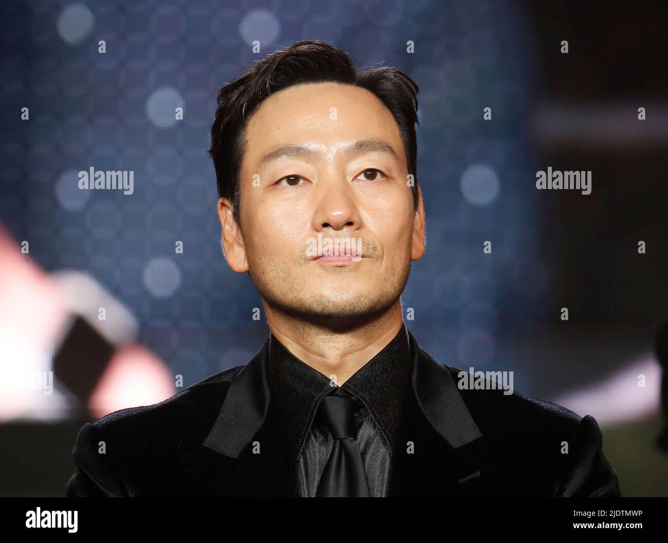 Park Hae-Soo, June 22, 2022 : Park Hae-Soo attends a production press ...