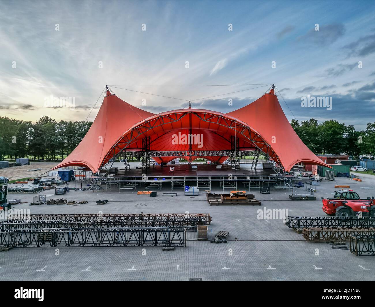 Roskilde, Denmark. 22nd, June 2022. The main stage, the iconic Orange ...