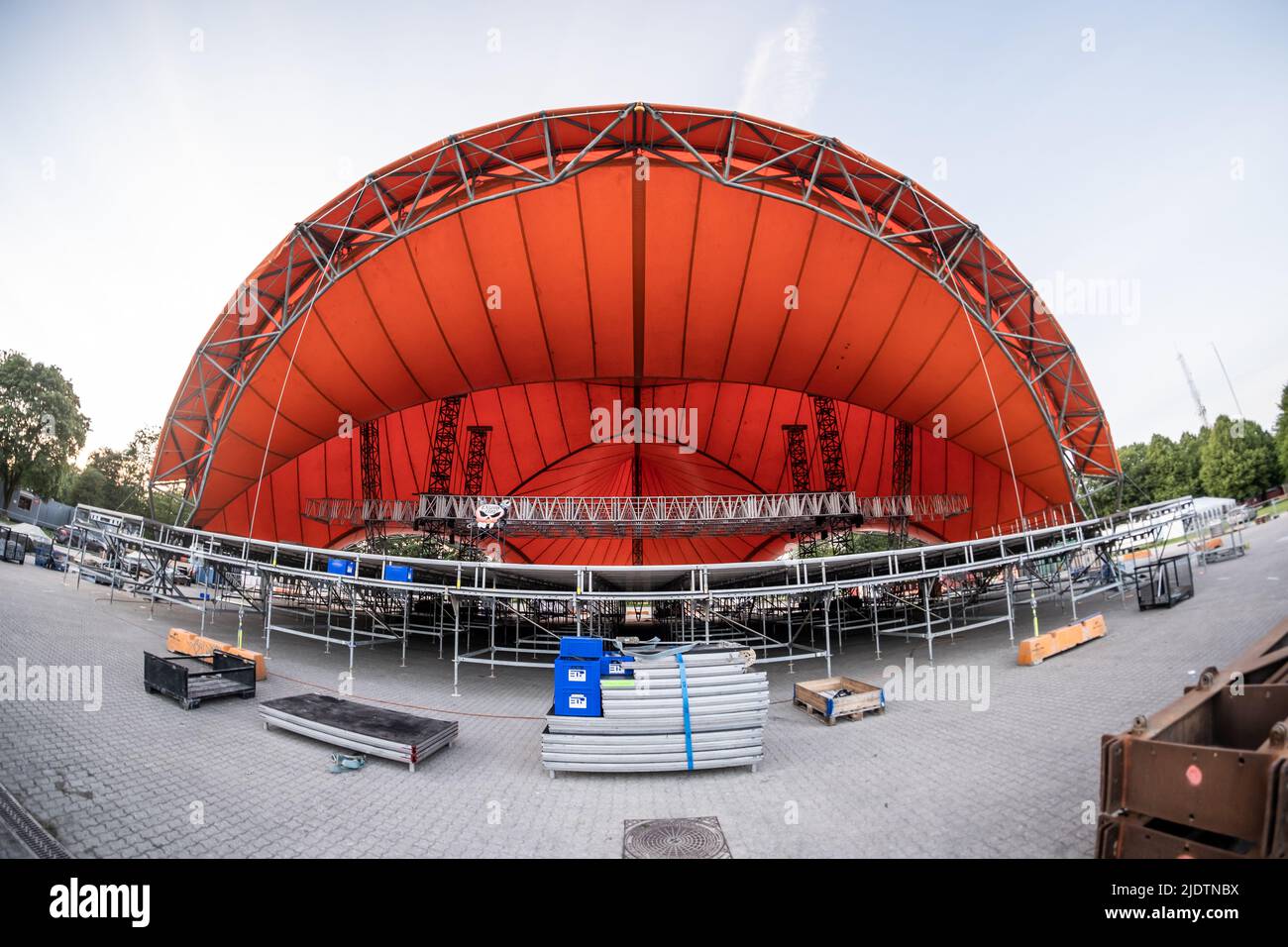 Roskilde, Denmark. 22nd, June 2022. The main stage, the iconic Orange ...