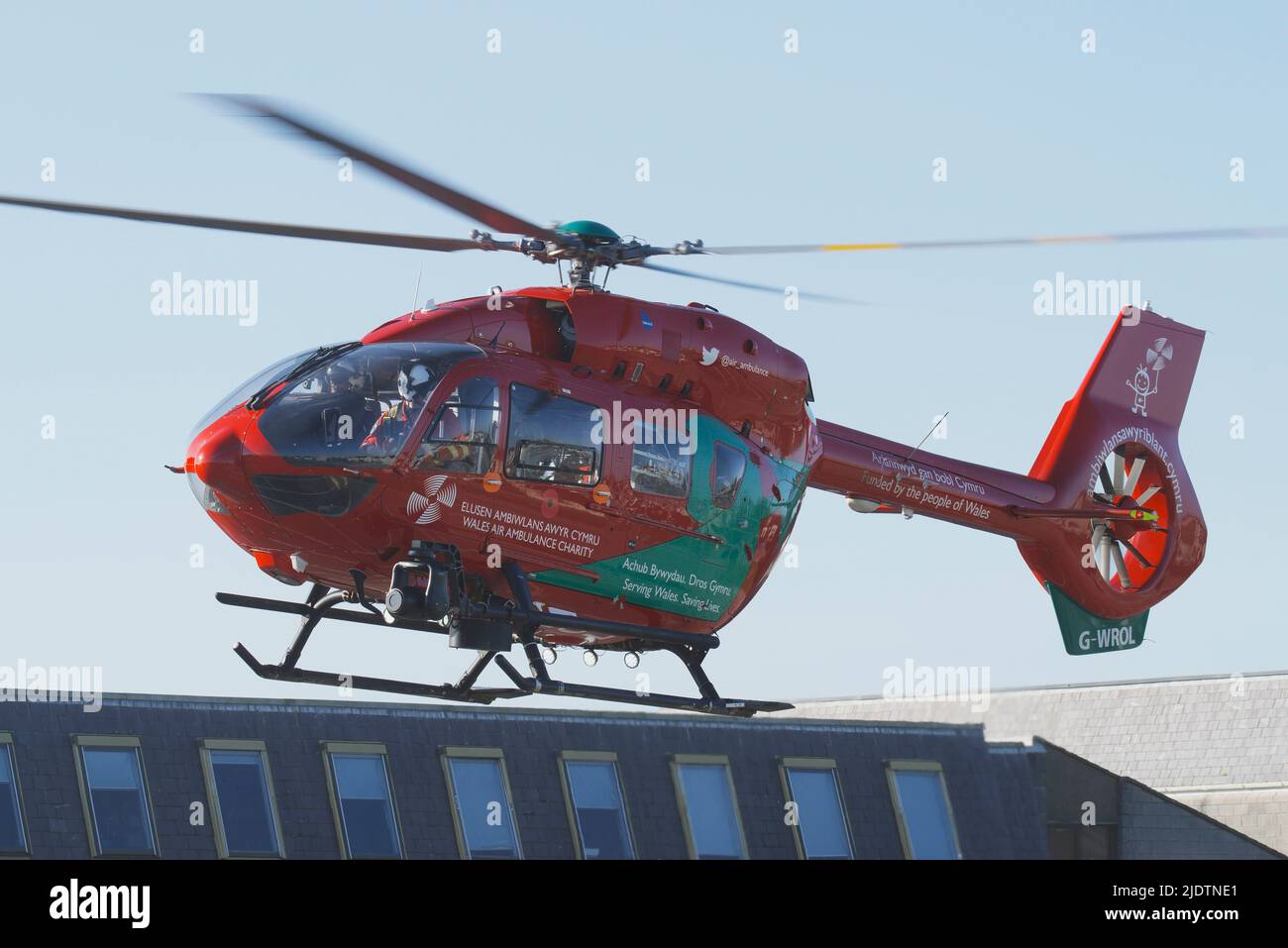Wales Air Ambulance Airbus Helicopters H145, G-WROL Stock Photo - Alamy