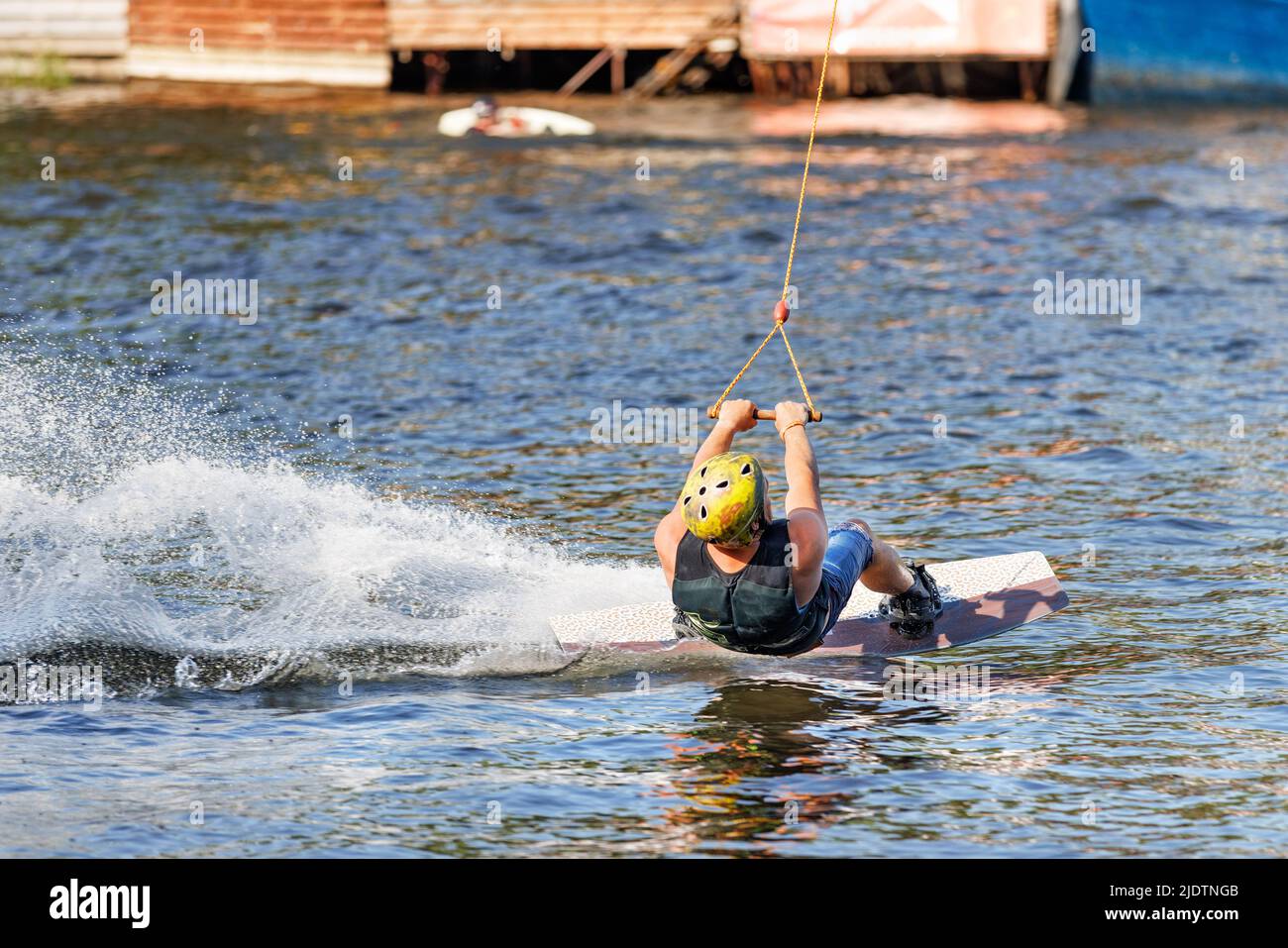 Wakeboarder moves hi-res stock photography and images - Alamy