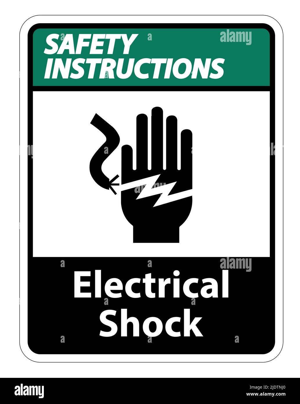 Electrical Shock Electrocution Symbol Sign Isolate On White Background ...