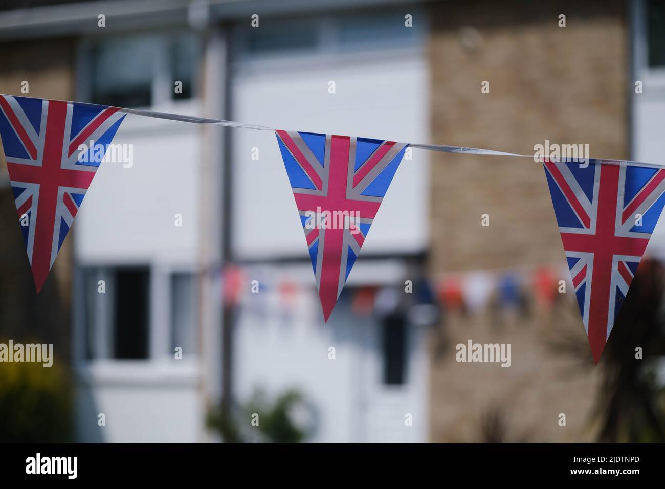 Union Flag Bunting Stock Photo - Alamy