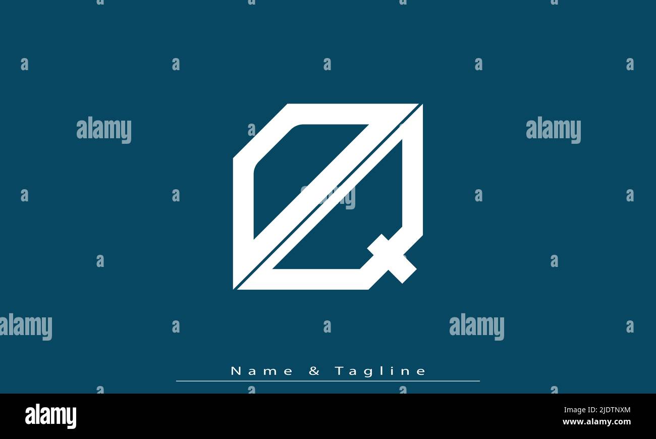 Alphabet letters Initials Monogram logo DQ , QD Stock Vector Image ...