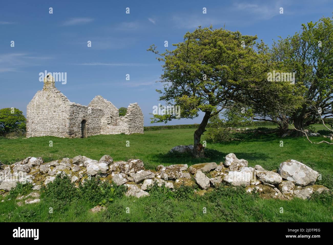 Capel Lligwy, Moelfre, Anglesey, North Wales Stock Photo - Alamy