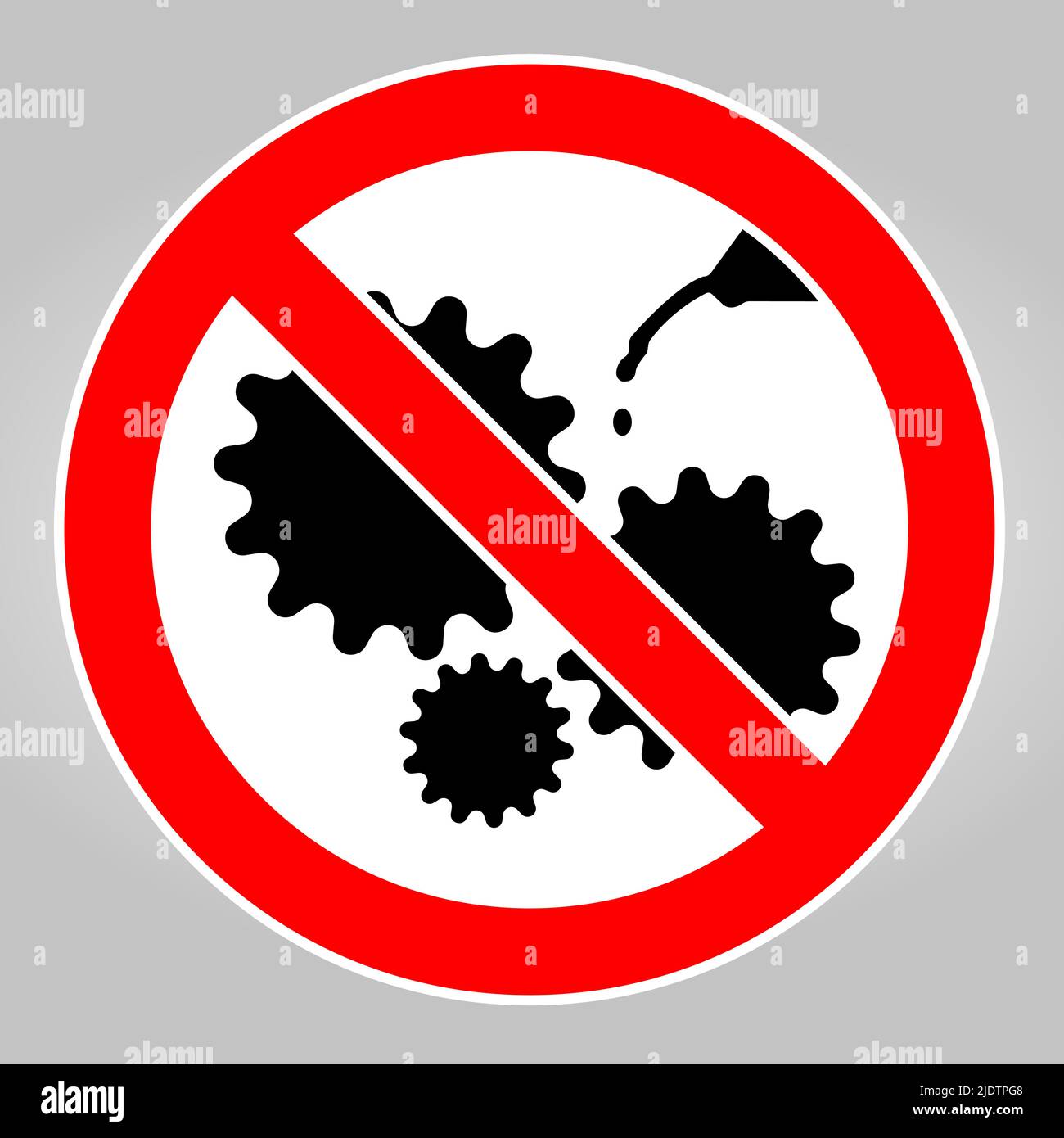 Do Not Oil Symbol On White Background Stock Vector Image & Art - Alamy