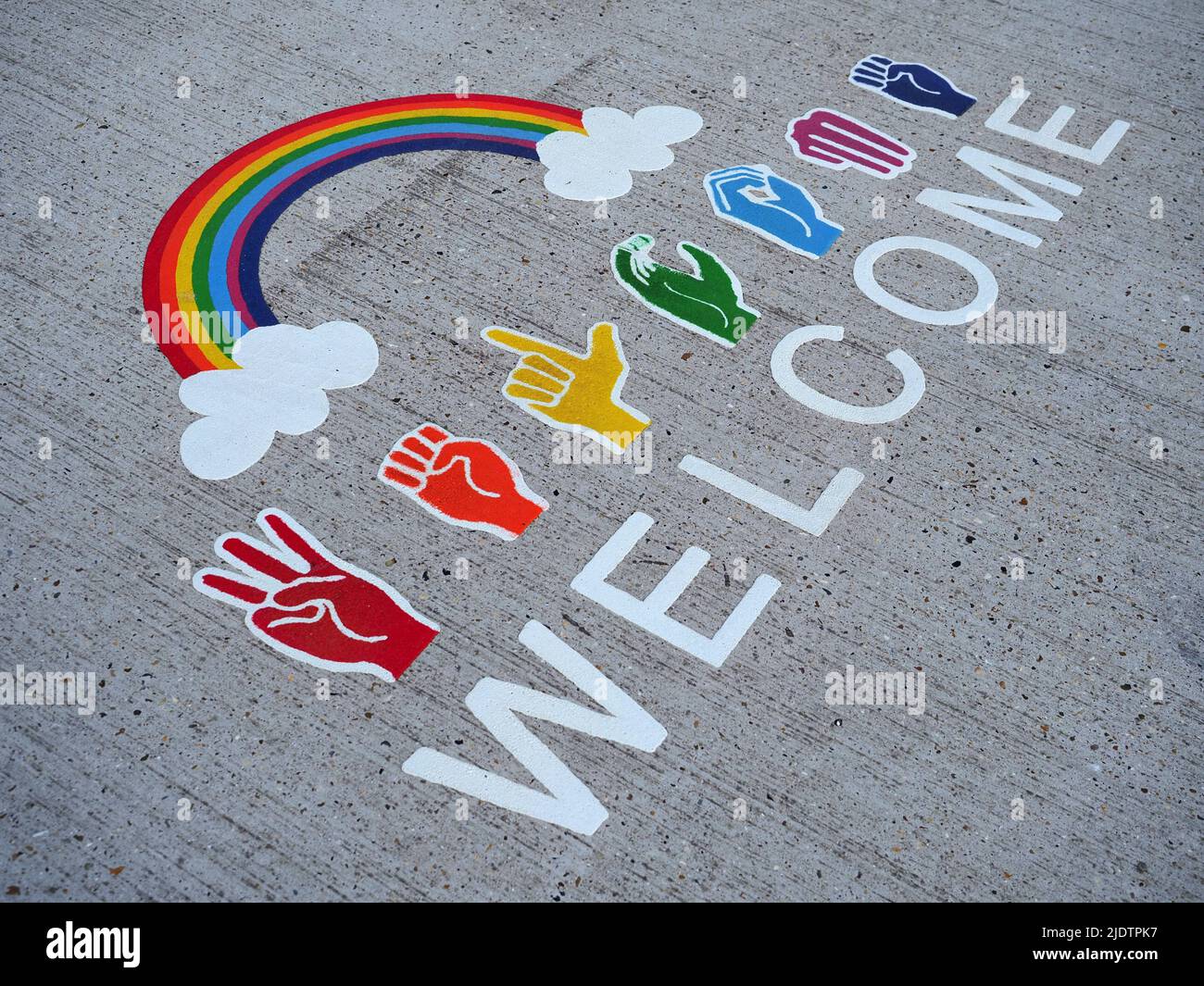 Sheerness, Kent, UK. 23rd June, 2022. A well-intentioned sign on ...