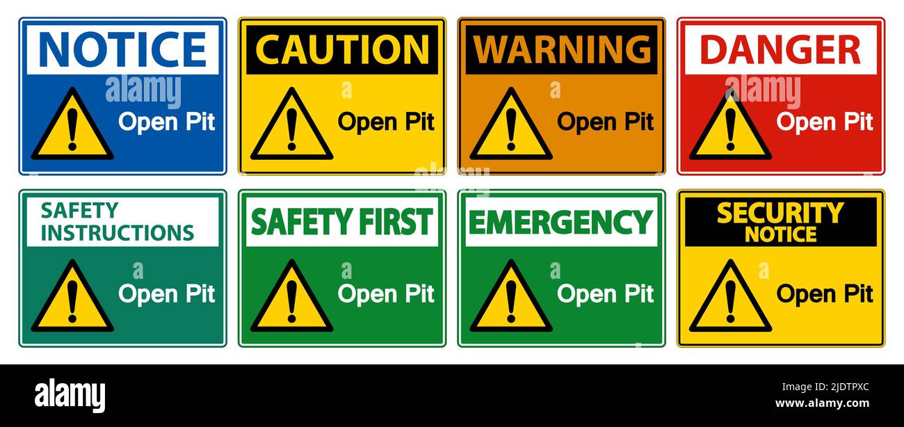 Old sand pit Stock Vector Images - Alamy