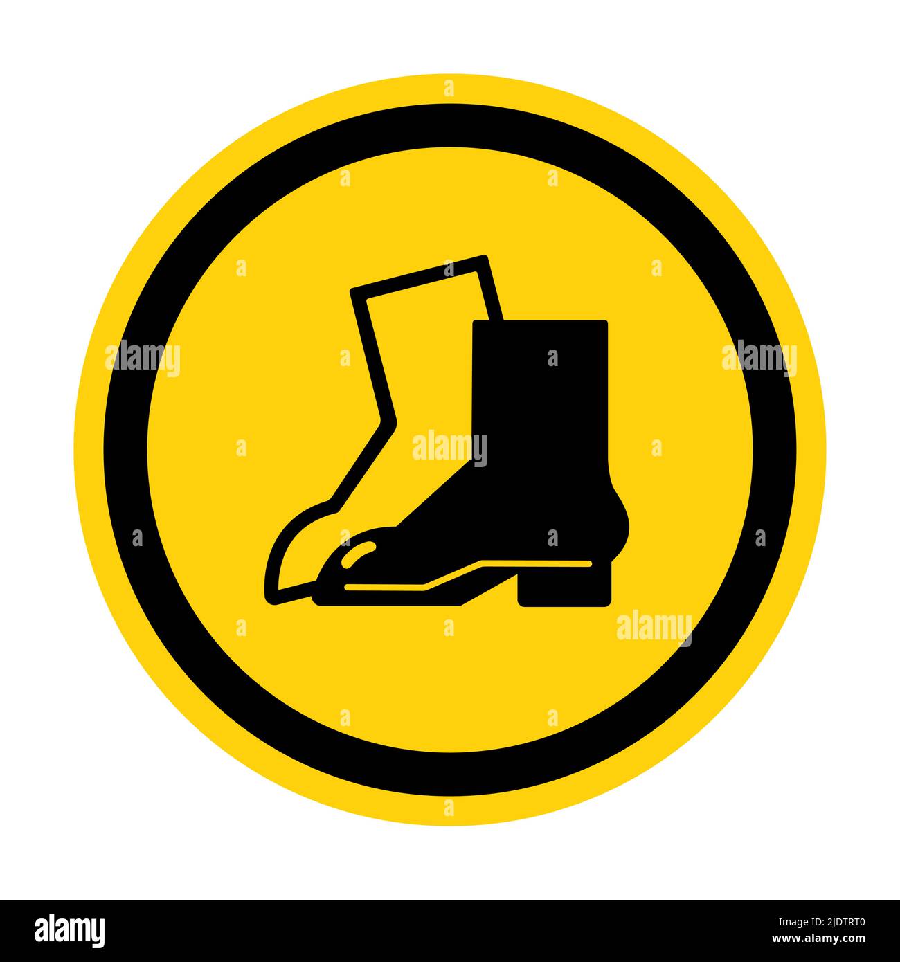 Symbol Wear Foot Protection sign Isolate On White Background,Vector ...
