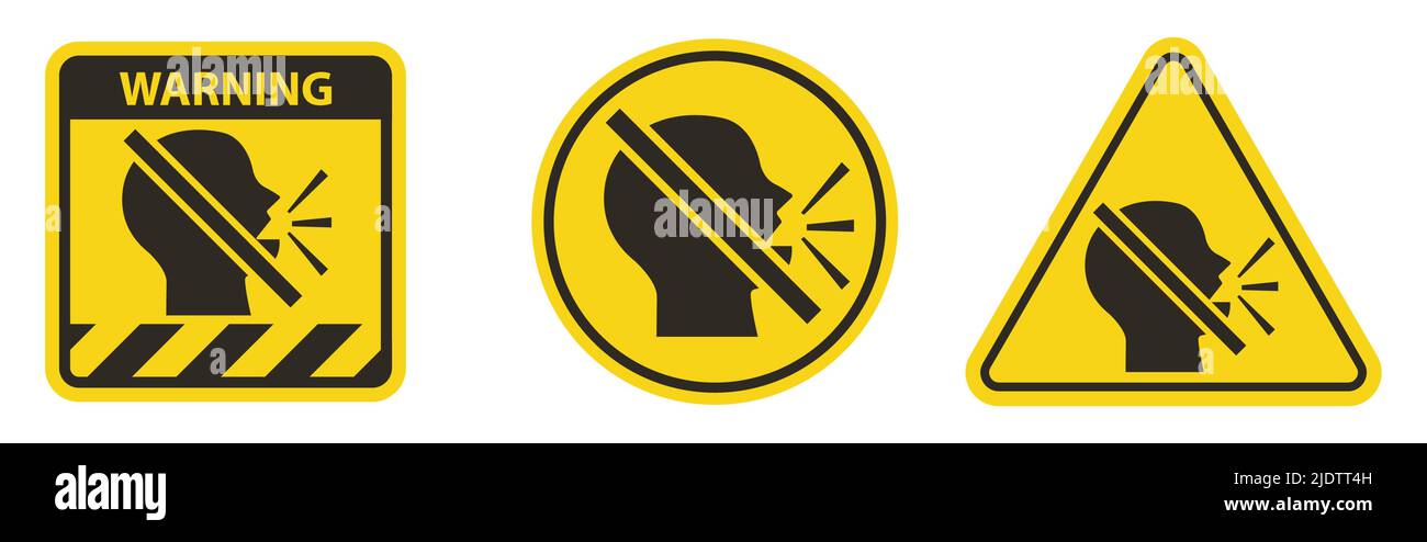 Keep Silence Symbol On White Background Stock Vector Image & Art - Alamy