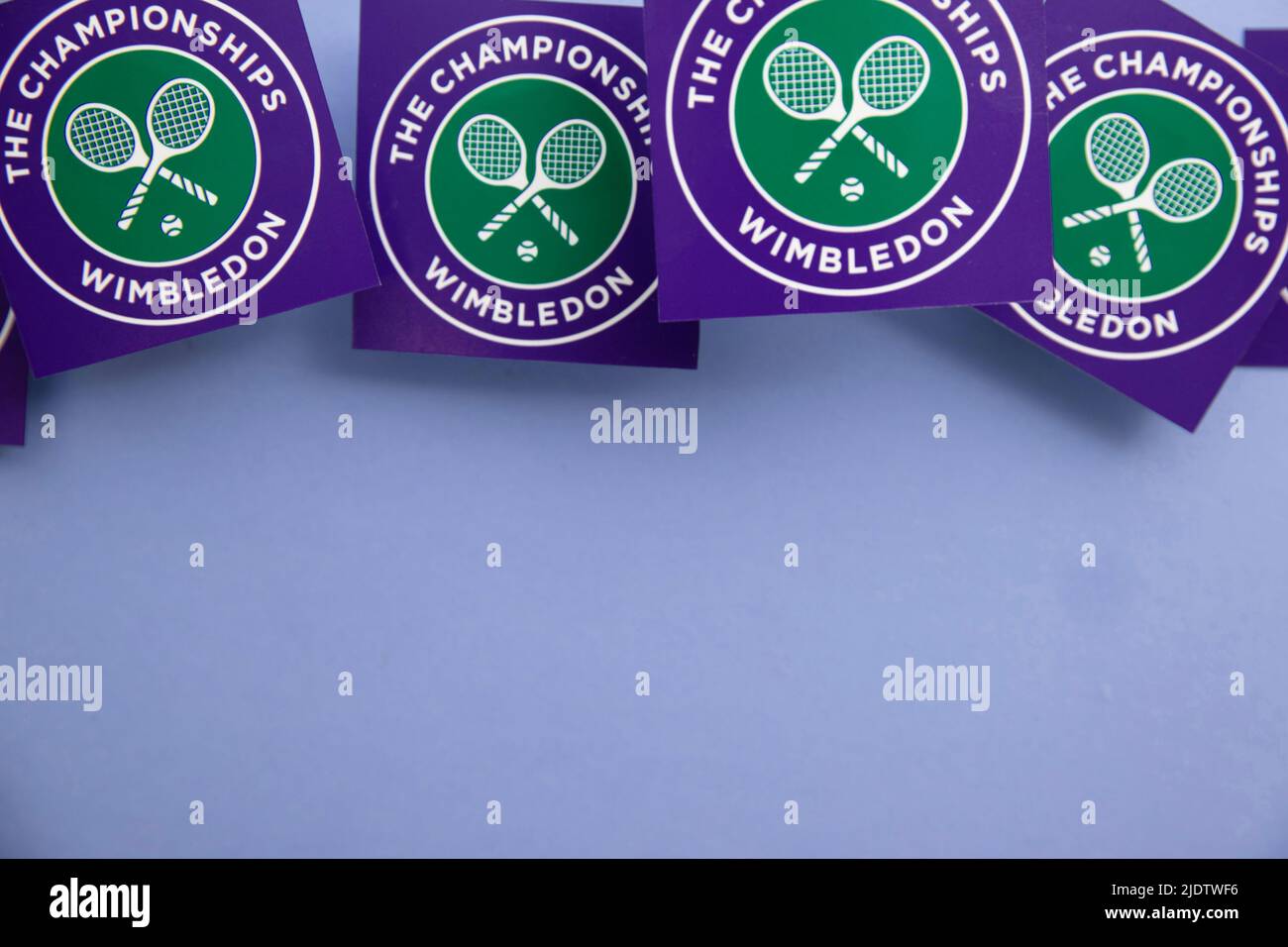 Wimbledon logo hi-res stock photography and images - Alamy