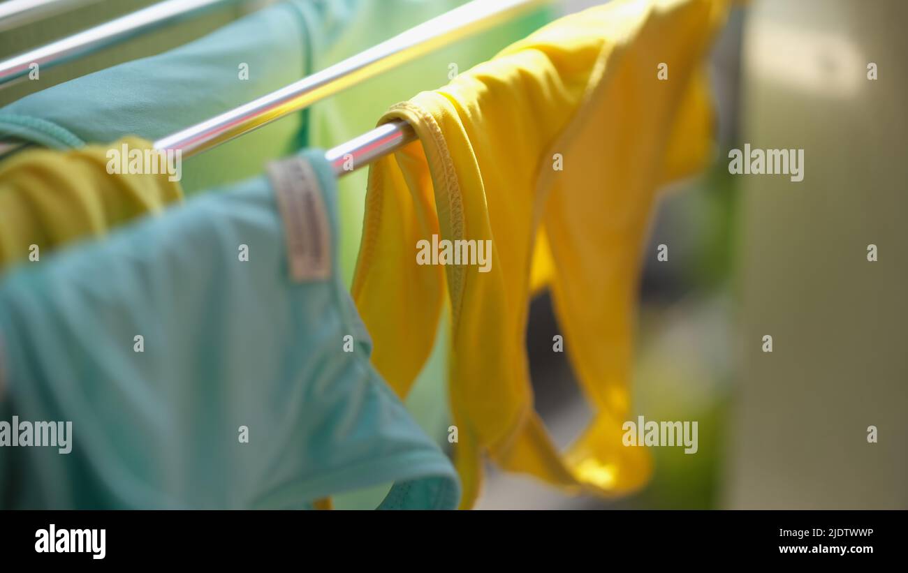 Clean clothes dried in hi-res stock photography and images - Alamy