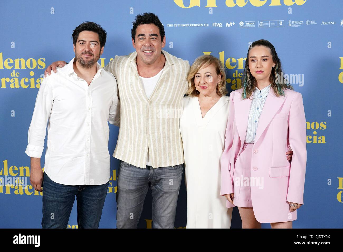 Film Director Roberto Bueso, actor Pablo Chiapella, actress Carmen ...