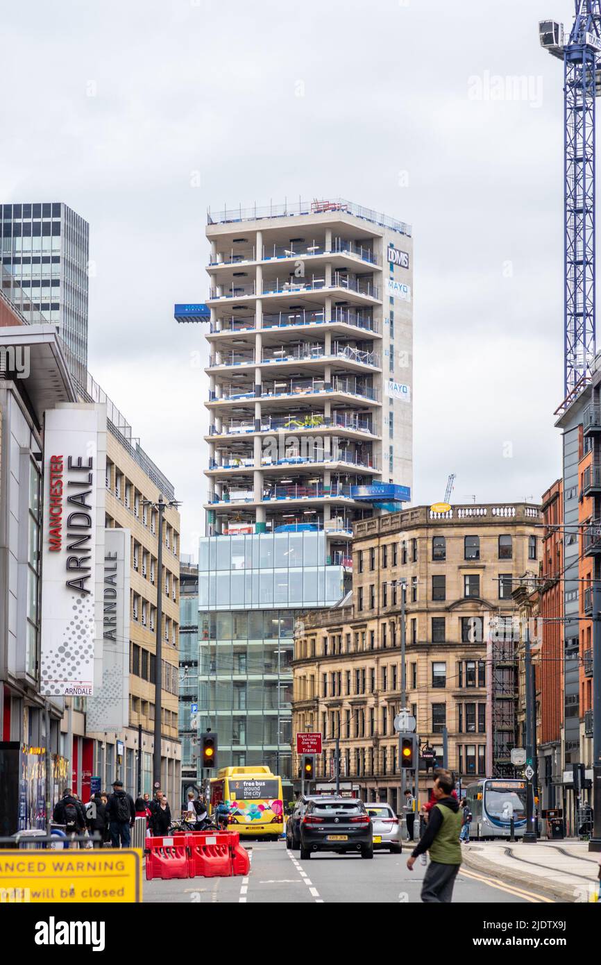 New build tower development Manchester on Back Turner street opposite ...