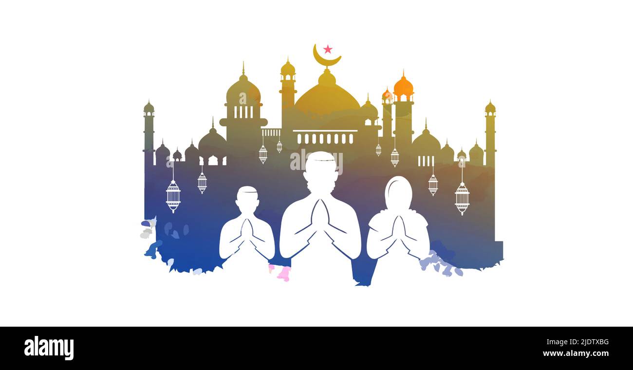 Adha prayers Stock Vector Images - Alamy