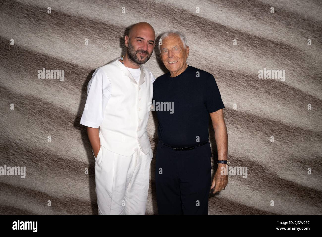 Giuliano Sangiorgi , Giorgio Armani Milan Fashion Week - Men S/S 2023 Giorgio Armani Fashion ...