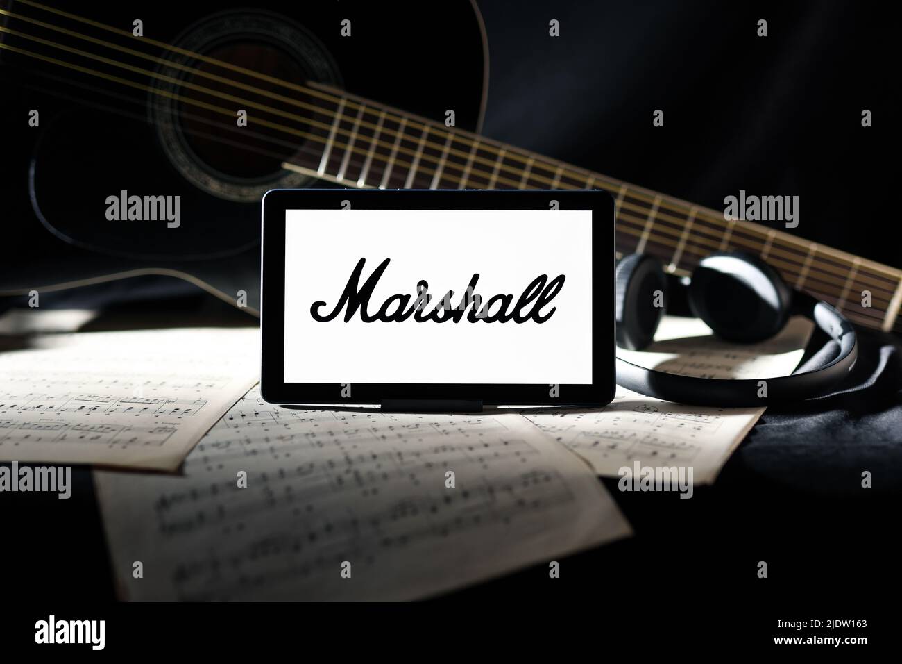 Marshall Amplification editorial. Illustrative photo for news about ...