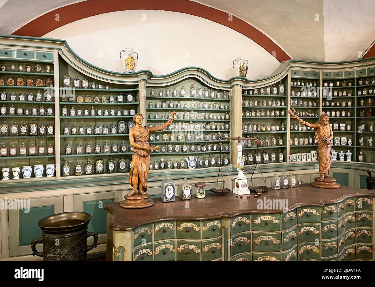 Old German Pharmacy, Heidelberg Stock Photo - Alamy