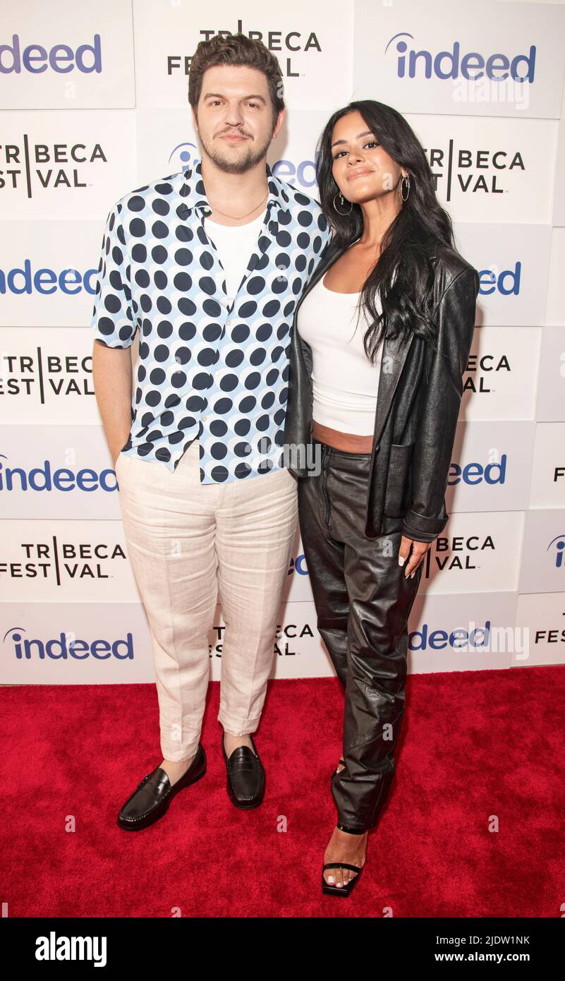 New York, NY - June 18, 2022: Brian Muller and Gigi Zumbado attend EPIX's Bridge And Tunnel ...