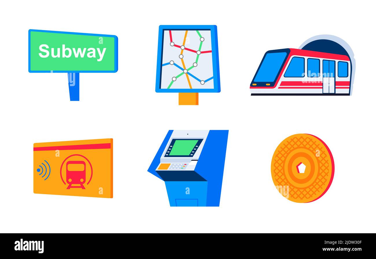 Subway ride Cut Out Stock Images & Pictures - Alamy