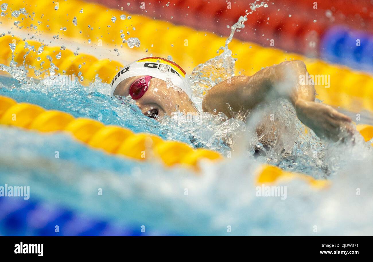 Berlin, Germany. 23rd June, 2022. Swimming: German championship ...