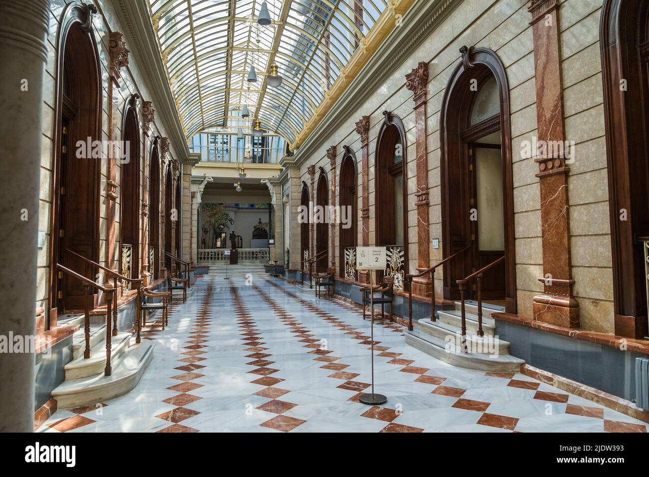 MURCIA, SPAIN - MAY 19, 2017: This is the Central Callery with an ...