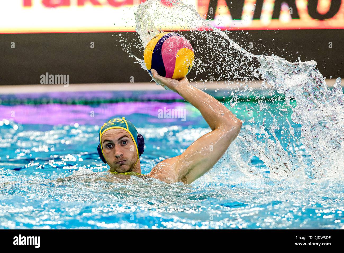 SZEGED, HUNGARY - JUNE 23: Luke Pavillard of Australia during the FINA ...