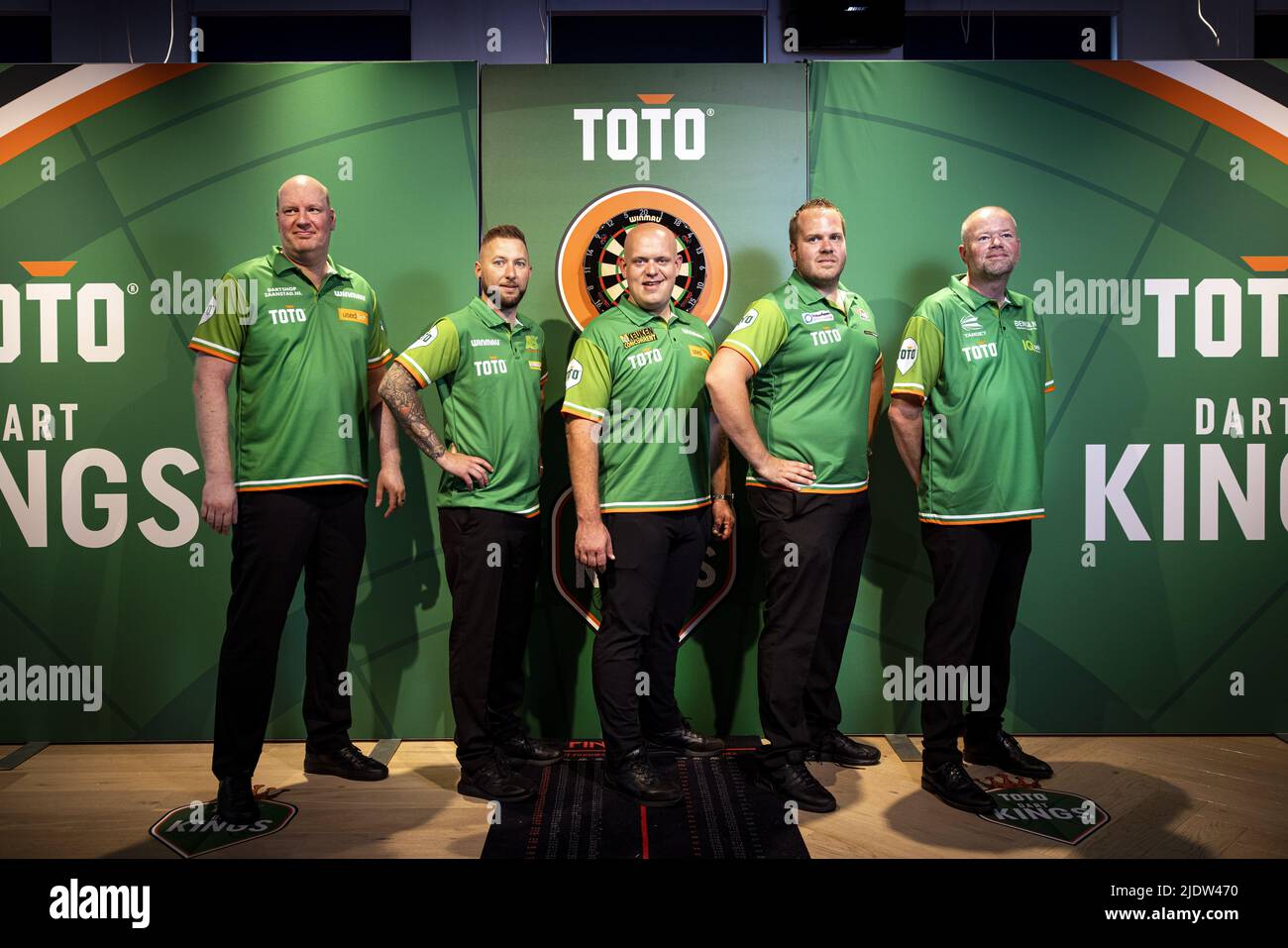 RIJSWIJK - Vincent van der Voort, Danny Noppert, Michael van Gerwen ...