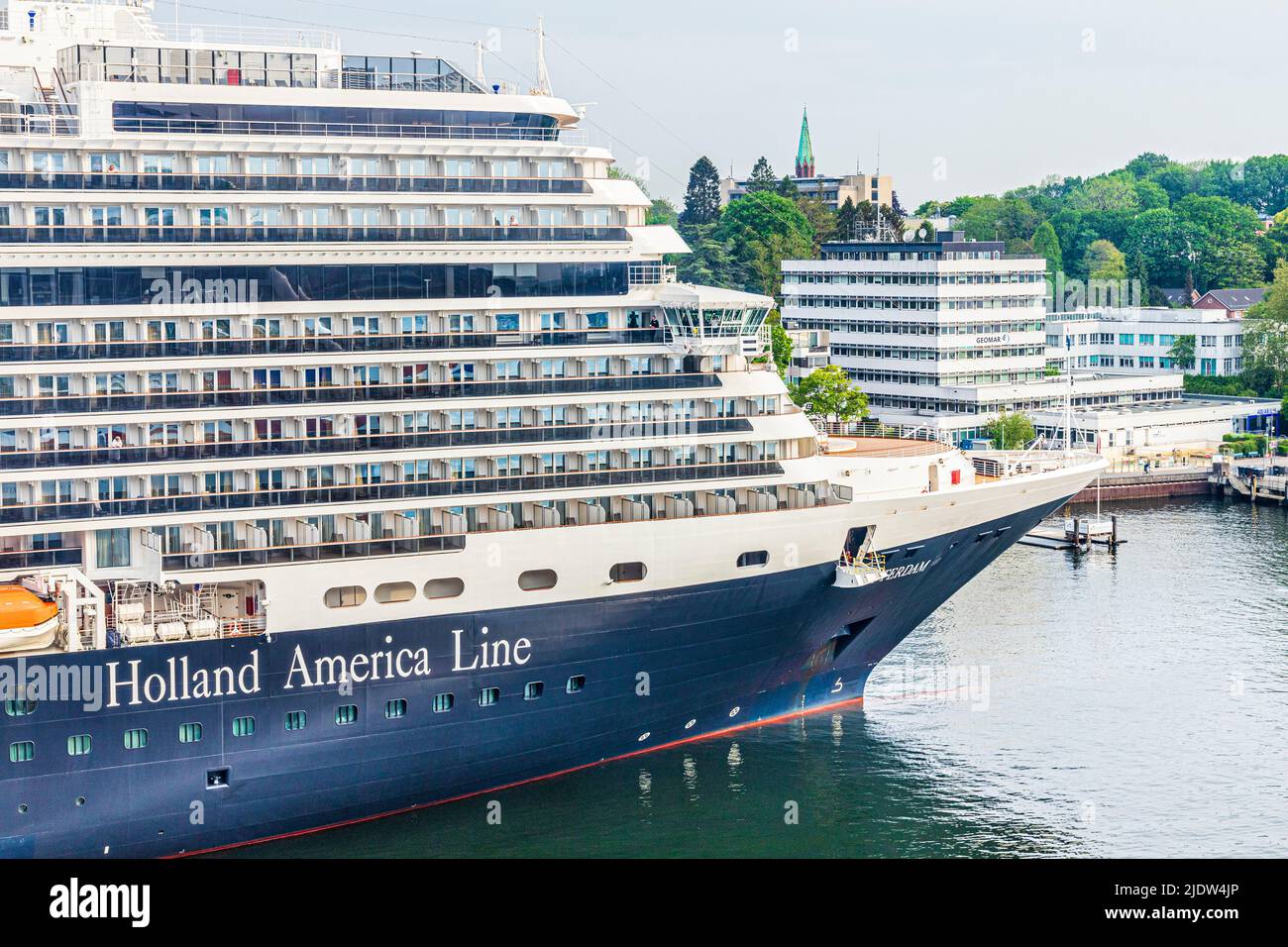 The luxury cruise ship Holland America Line "MS Westerdam" in harbour ...
