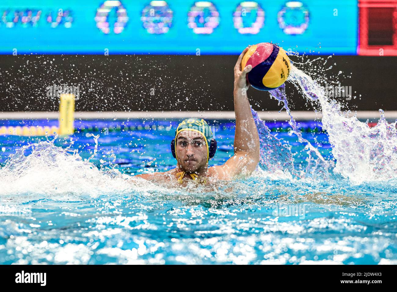 SZEGED, HUNGARY - JUNE 23: Luke Pavillard of Australia during the FINA ...
