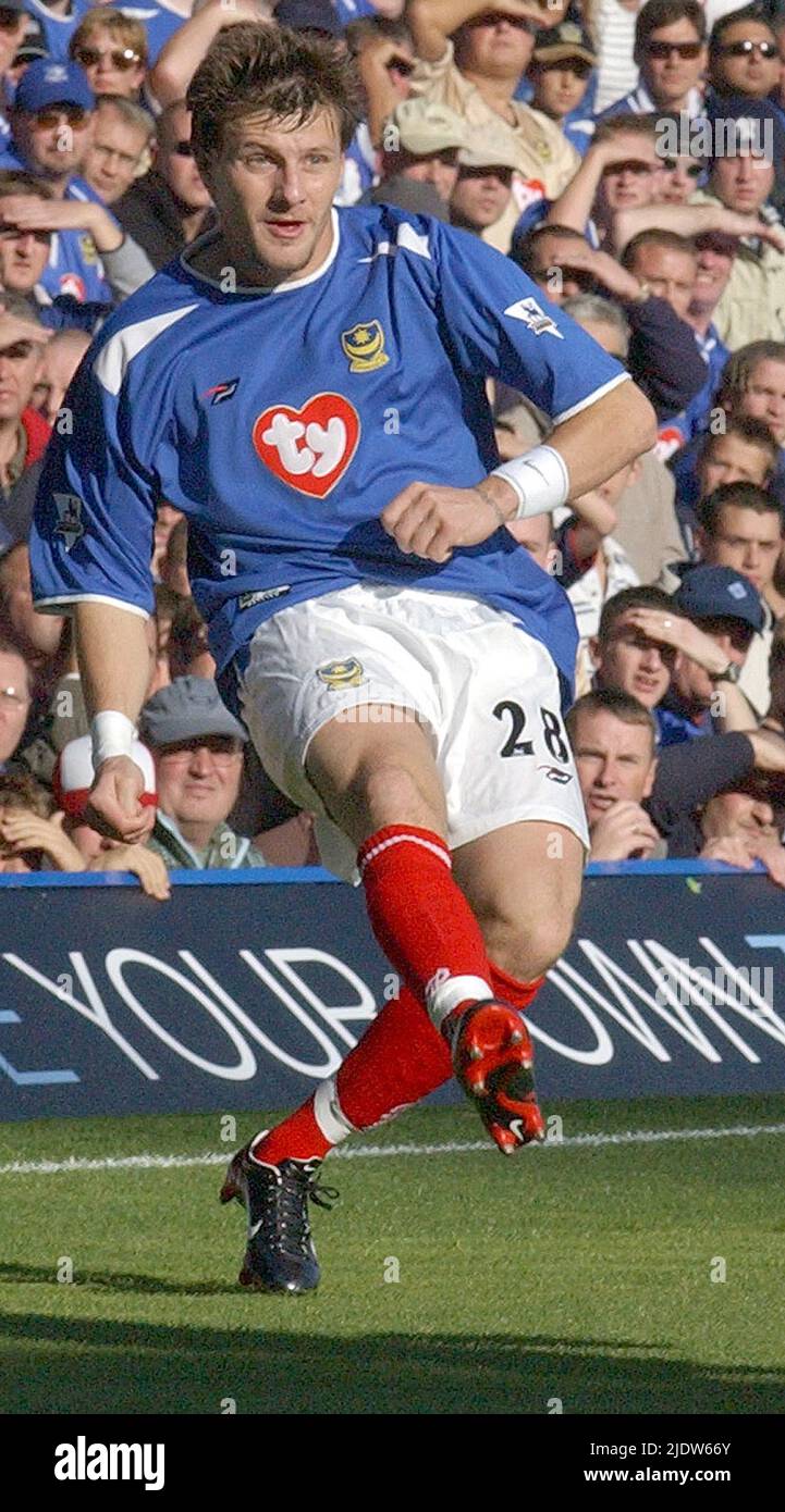 PORTSMOUTH V LIVERPOOL SEBASTIAN SCHEMMEL PIC MIKE WALKER 2004 Stock ...