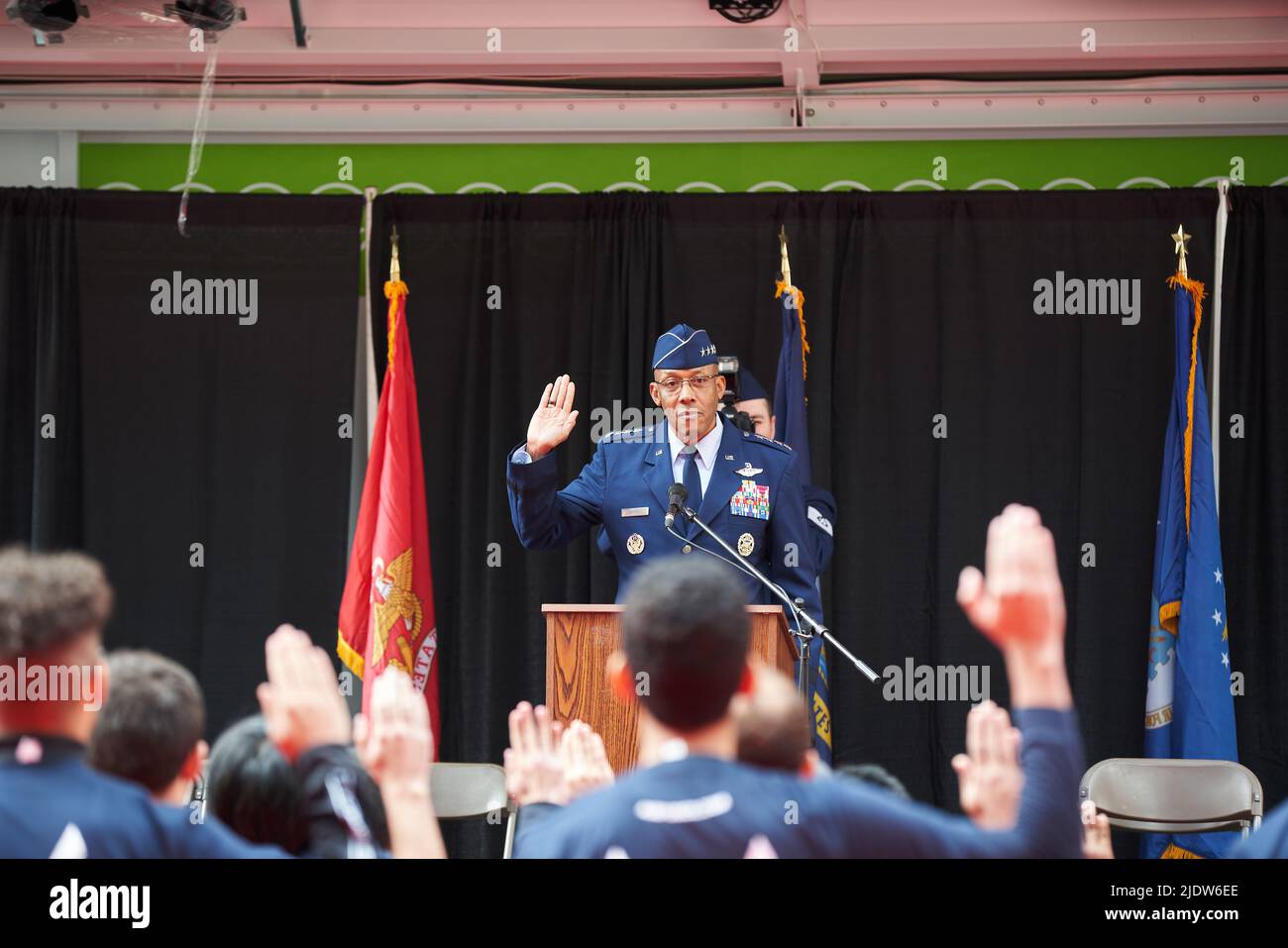 Manhattan, USA - 11. November 2021: US Air Force Chief of Staff Gen ...