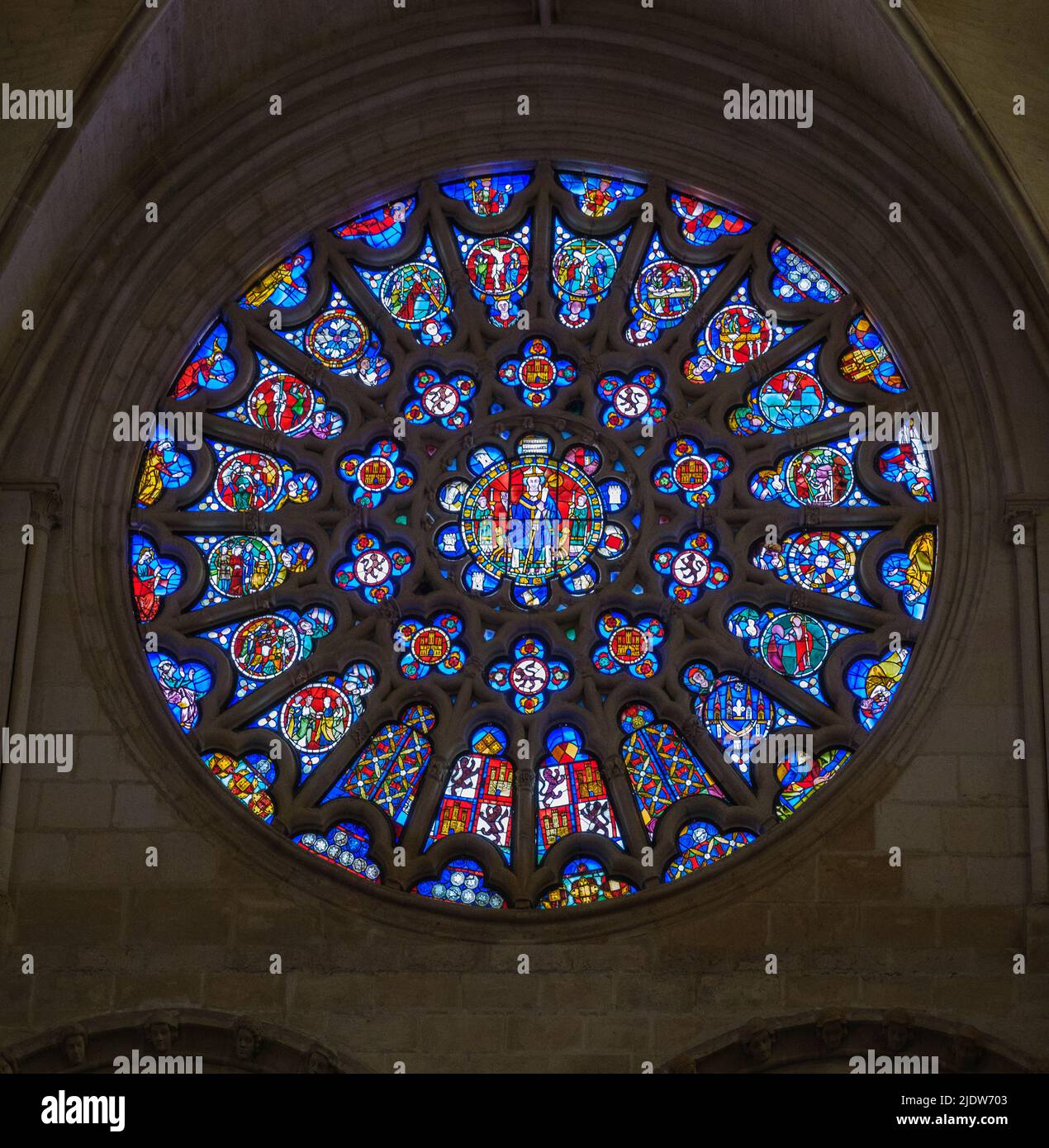Rose window hi-res stock photography and images - Alamy