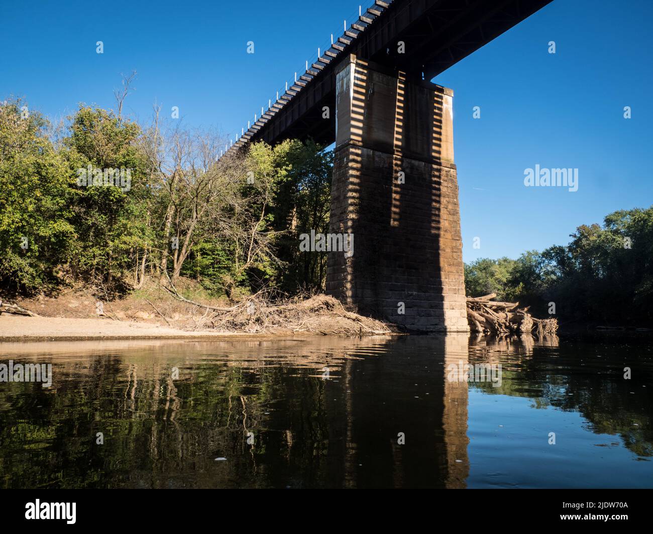 CSX Train crosses the Monocacy River Railroad Bridge Stock Photo - Alamy