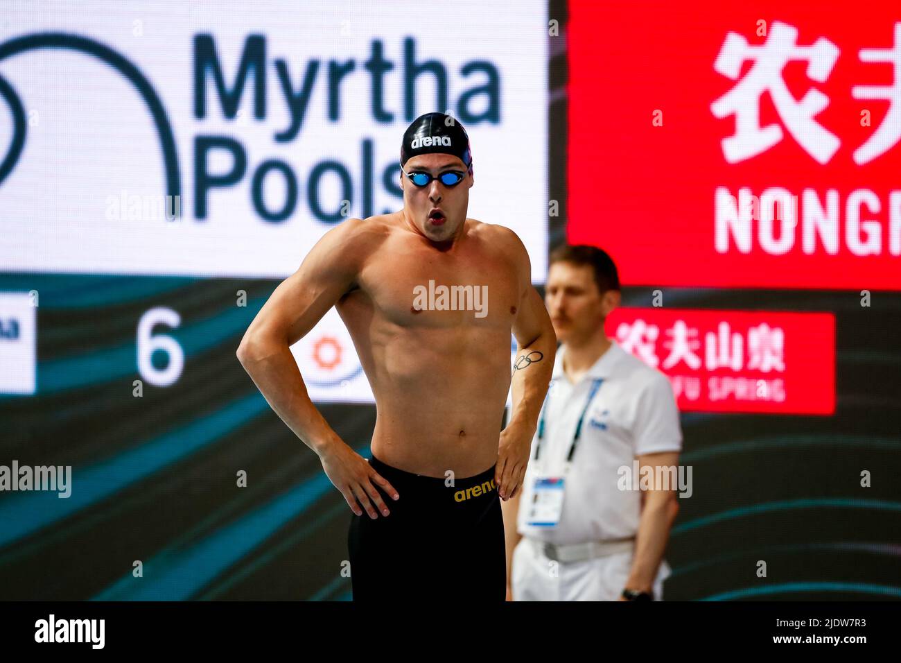BUDAPEST, HUNGARY - JUNE 23: Jesse Puts of the Netherlands before ...