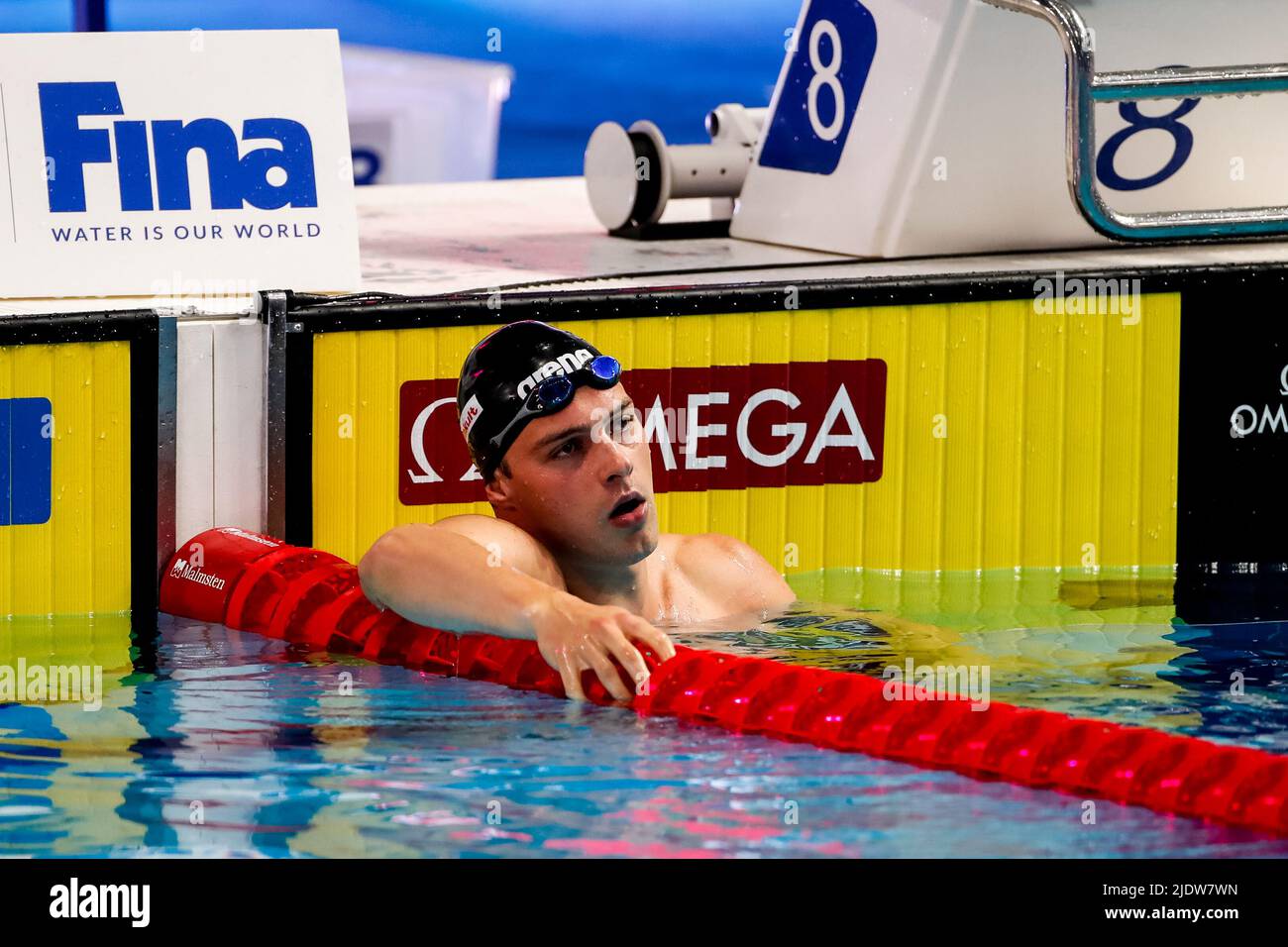 BUDAPEST, HUNGARY - JUNE 23: Jesse Puts of the Netherlands after ...