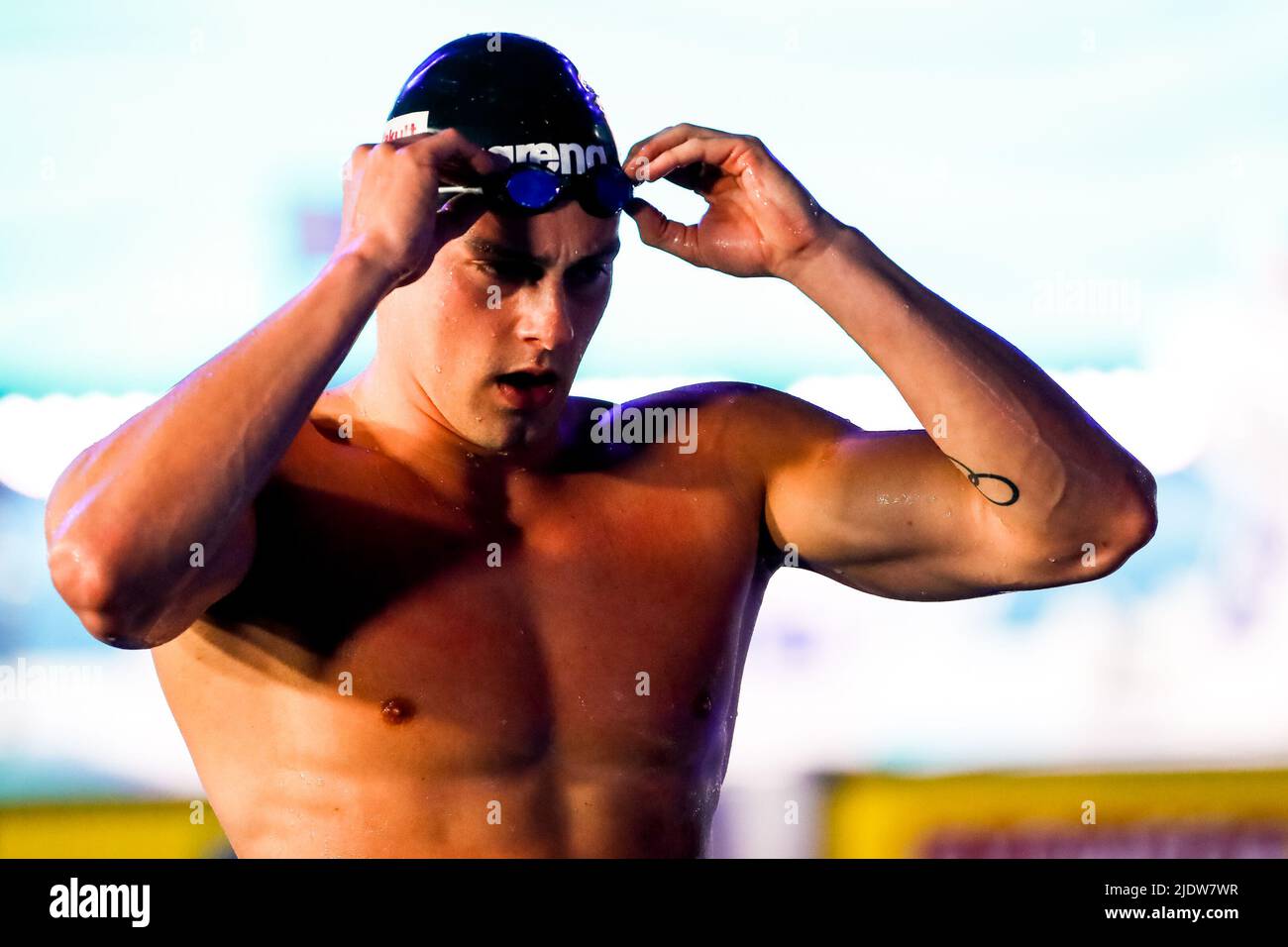 BUDAPEST, HUNGARY - JUNE 23: Jesse Puts of the Netherlands after ...